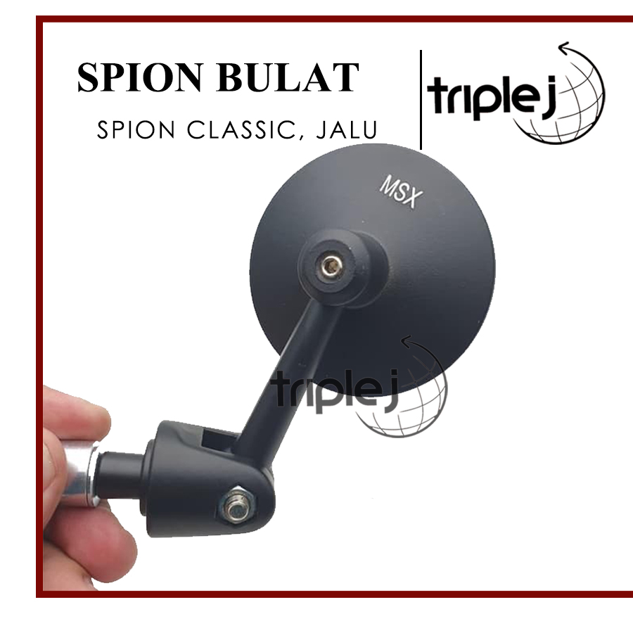 Spion Jalu Bulat Motor Classic Vespa Scoopy Cafe Racer W175 XSR CB ...