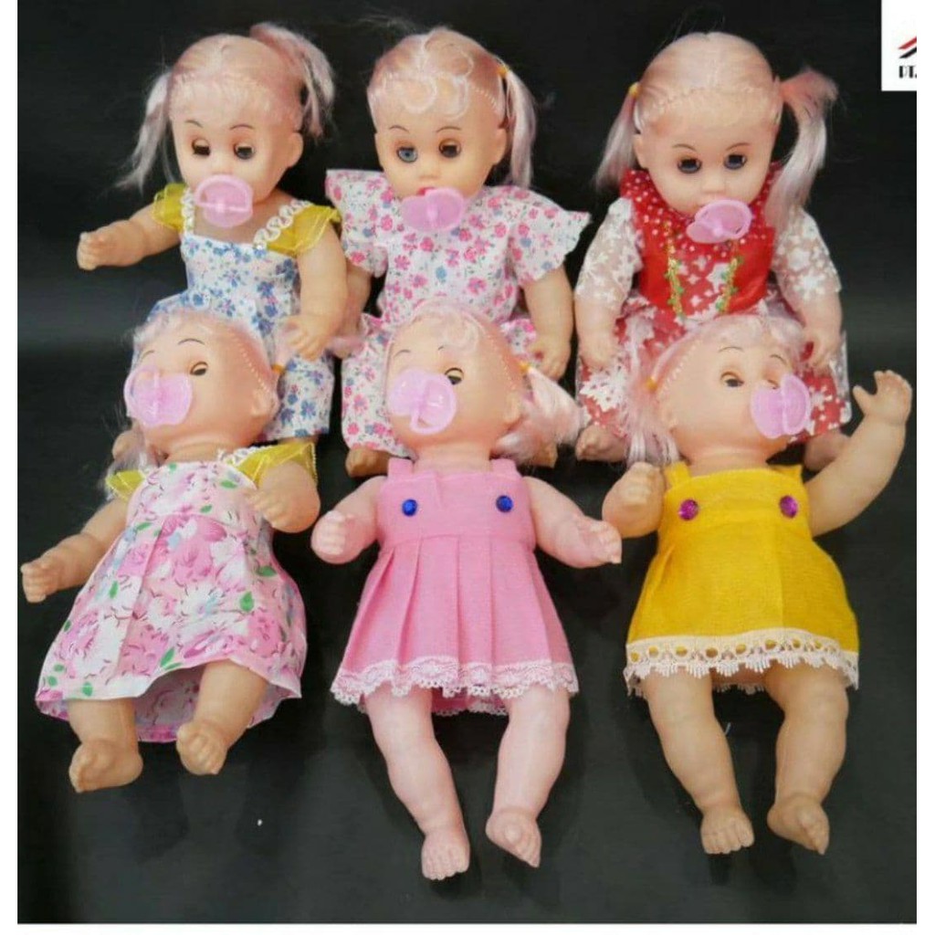 Boneka Nangis Empeng Dot ukuran - Boneka Bisa Menangis TERMURAH ...