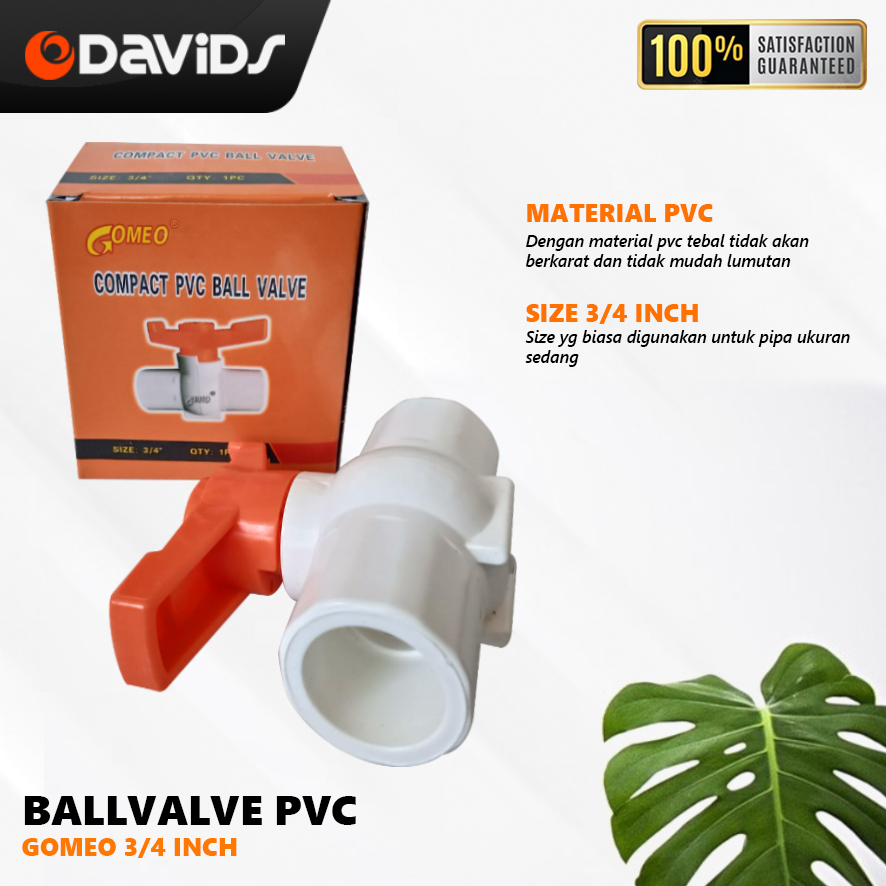 BALLVALVE PVC 3/4" / STOP KRAN PVC 3/4" | Lazada Indonesia
