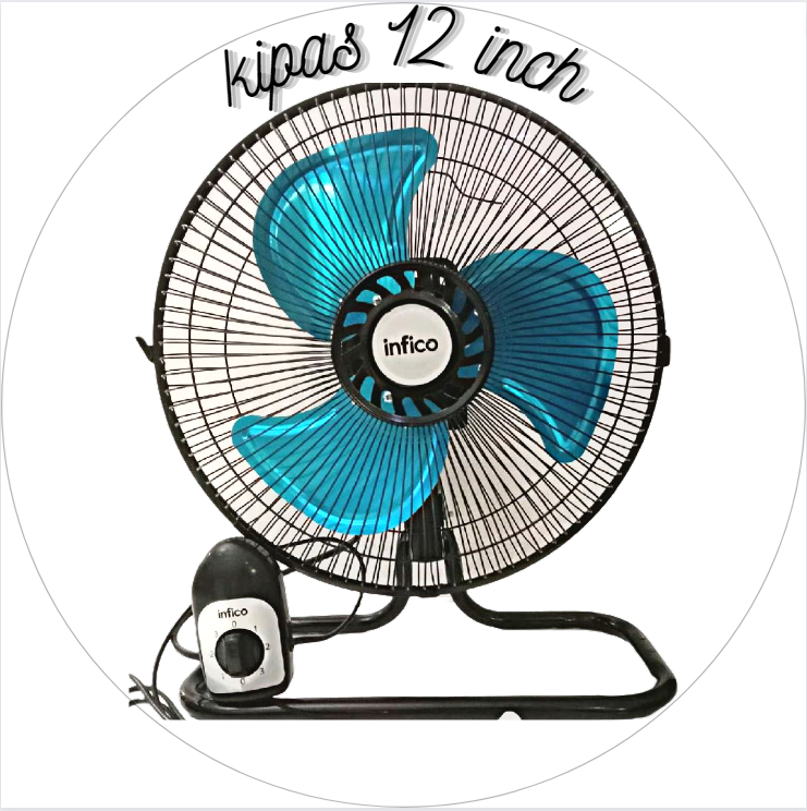 kipas infico 12 inci angin kencang dan mantap infico 1210 | Lazada ...