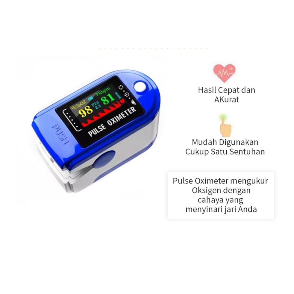 Fingertip Pulse Oximeter Oximetry Sp02 Saturation Monitor LED AB-88 ...