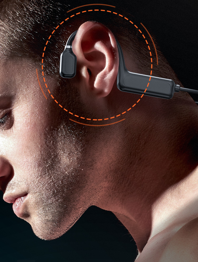 【Yiuu】2021ใหม่【ลงใน Ear】Wireless หูฟังบลูทูธ Conceptual กระดูกหูฟังคอน ...