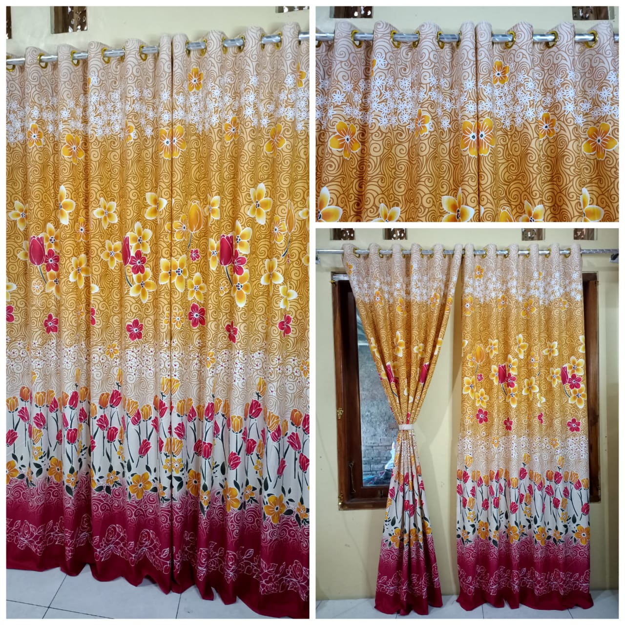 [COD] GORDENG JENDELA/PINTU MINIMALIS 1 SET MOTIF BATIK TERCANTIK DI ...