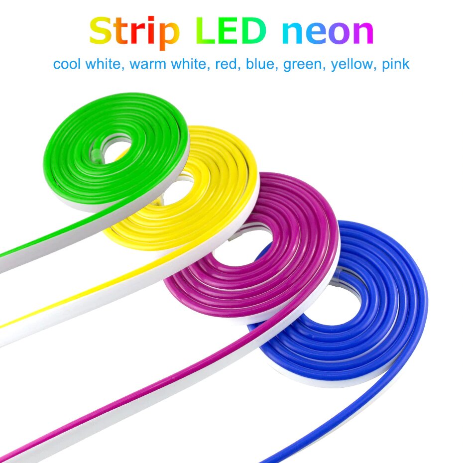 Lampu LED Neon Flex 12V DC Flexible LED Strip Selang NeonFlex Harga ...
