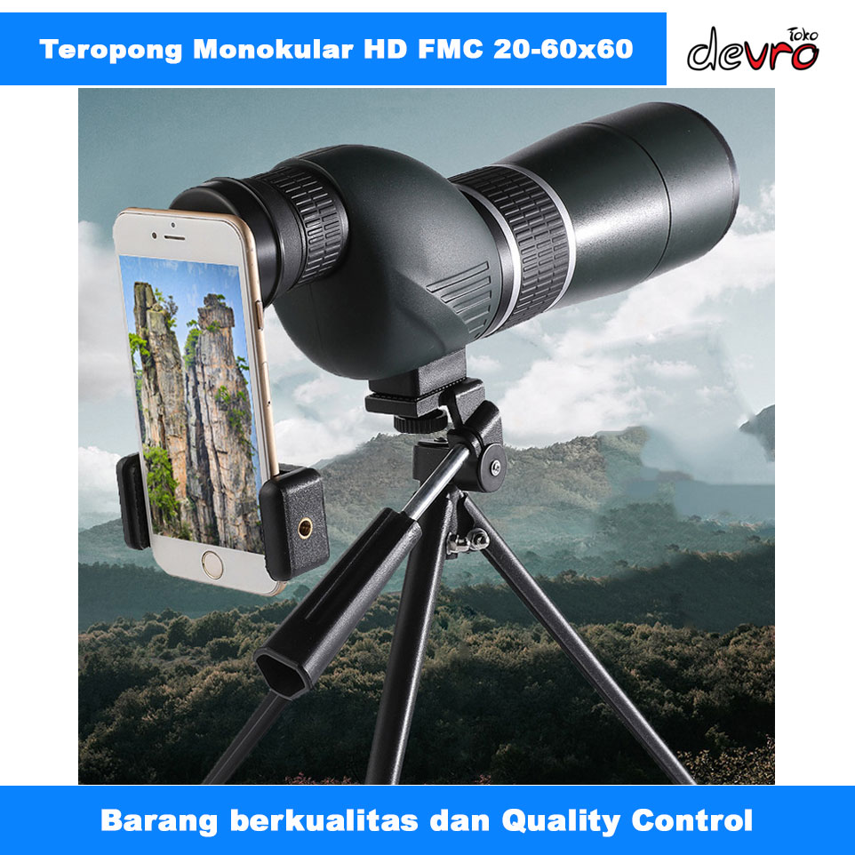 Teropong Monokular HD BAK4 FMC 20-60x60 - MaiFeng MFE-60 | Lazada Indonesia