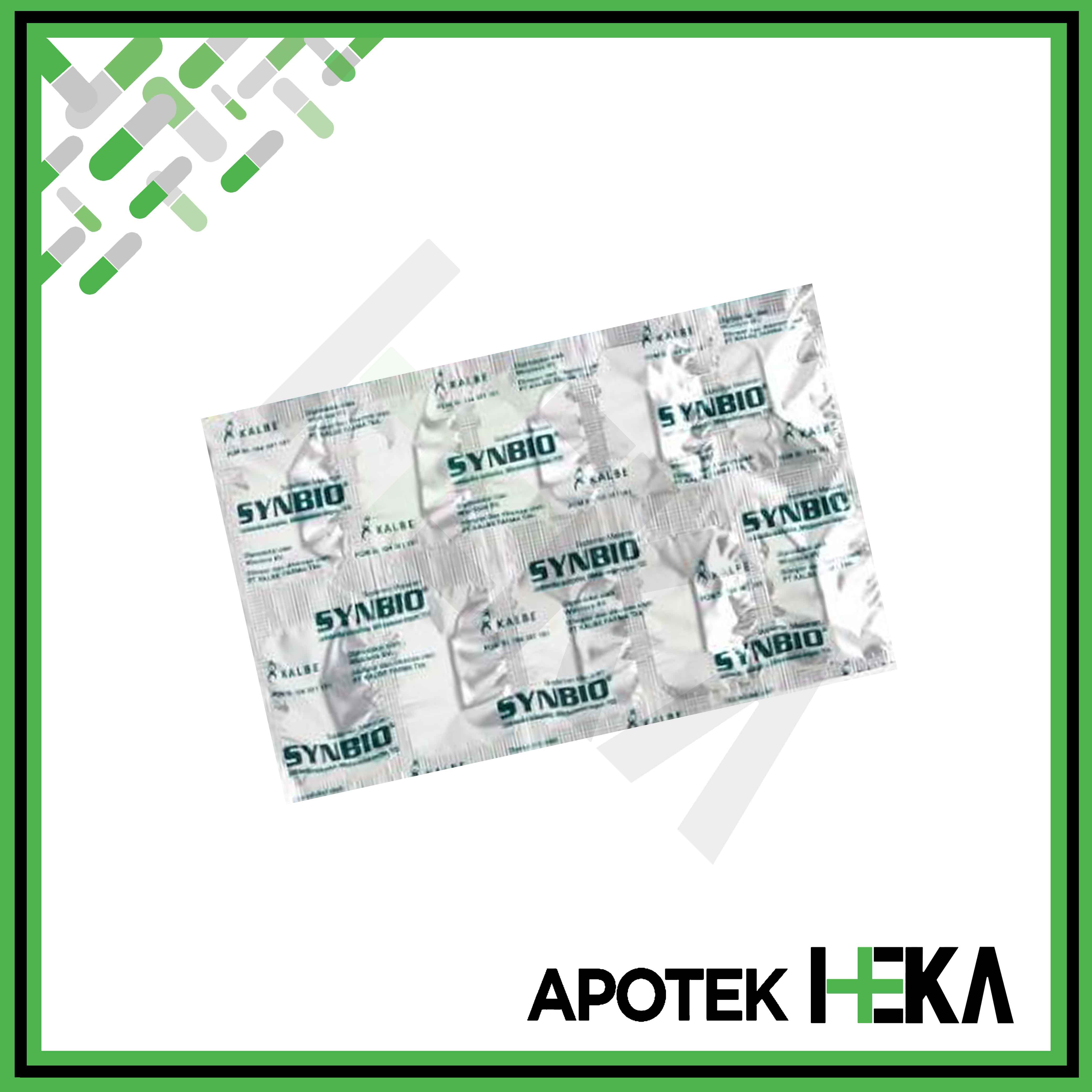 Synbio Strip isi 10 Tablet - Prebiotik Probiotik Kesehatan Pencernaan ...