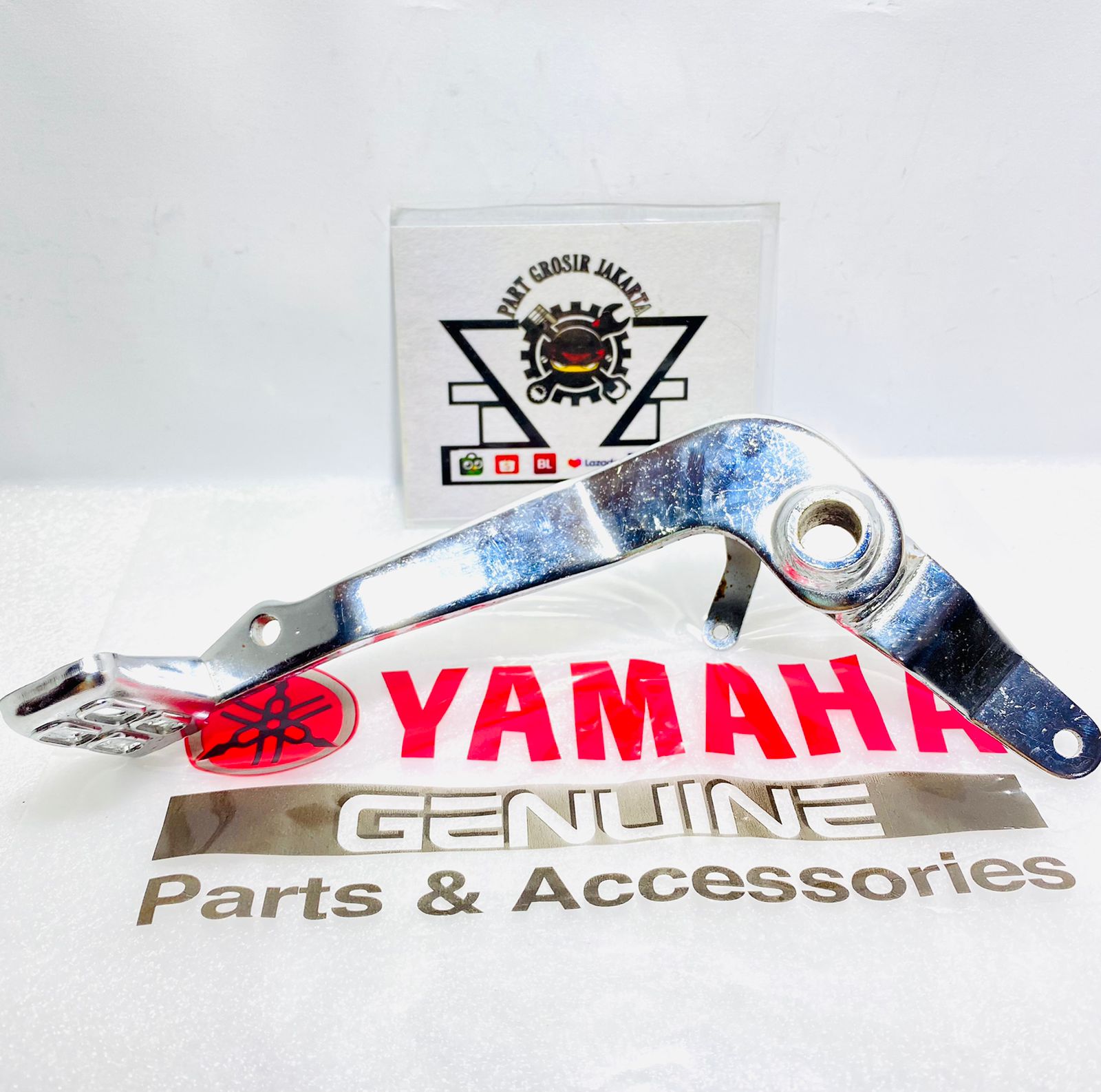 PEDAL TUAS BRALE PIJAKAN REM KAKI BELAKANG YAMAHA BYSON BISON 150 45P ...