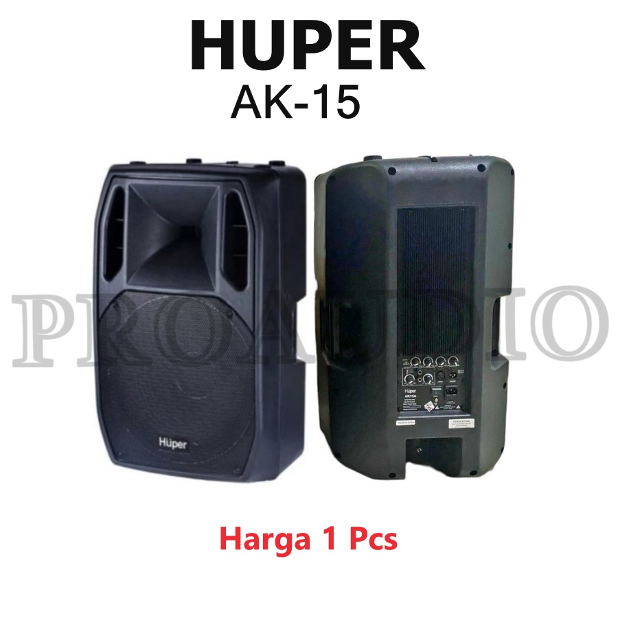 Speaker Aktif Huper Ak15a Ak 15a Ak 15 A Original 15inch 1 Pcs