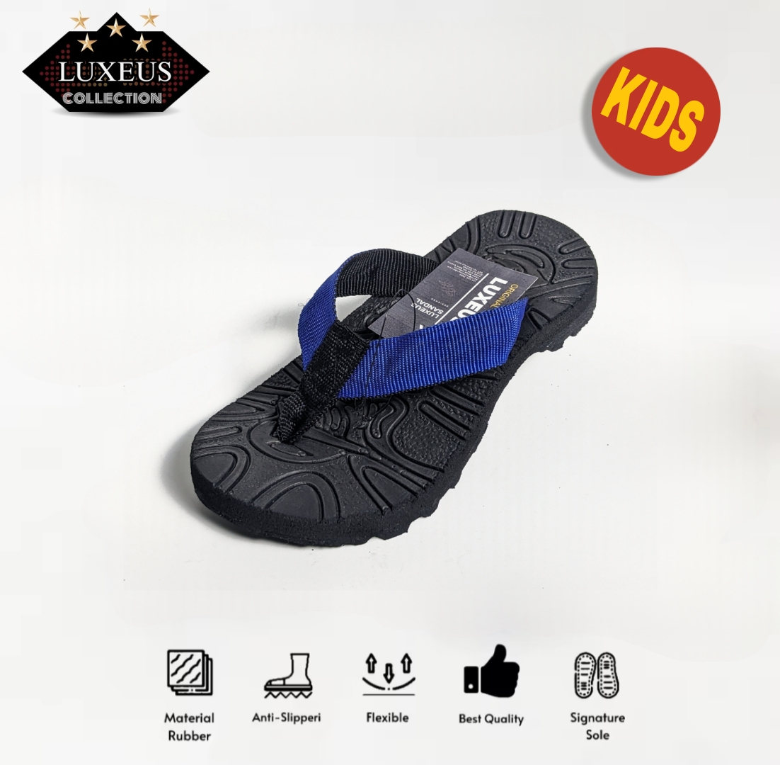 Sendal Jepit Gunung Anak Laki - laki Perempuan Hitam Biru / Sendal ...