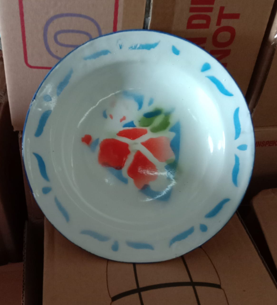 Piring enamel / Piring jadul / Piring Seng Ukuran 20 cm | Lazada Indonesia