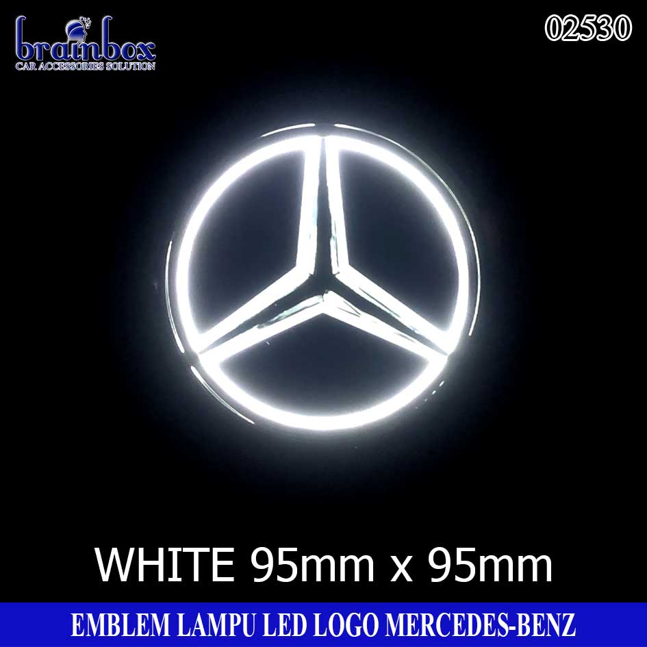HIGH QUALITY Car Logo Light Mercedes-Benz Emblem Mobil Lampu Car Logo ...