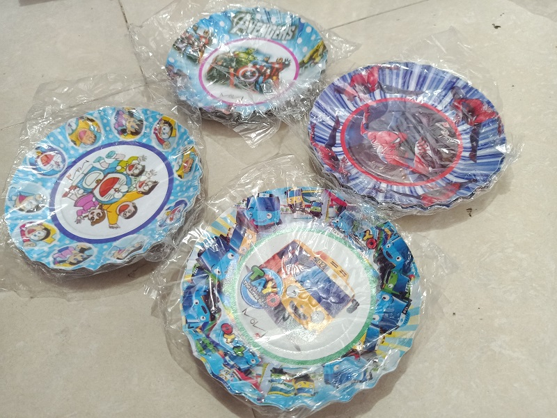 Piring Kue Ulang Tahun Motif Cowok Isi 10 Pcs / Piring Kue Kecil ...