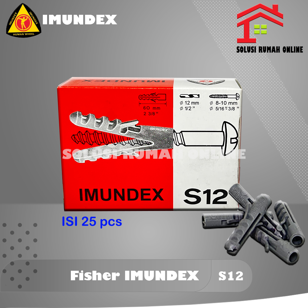 Fisher IMUNDEX / Fiser Paku Tanam Tembok / Viser Lubang Dinding ...
