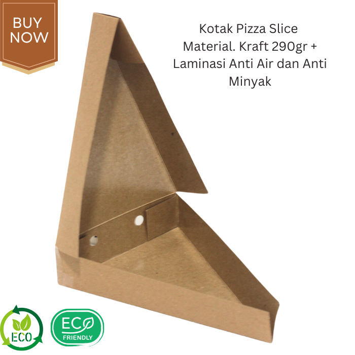Box Packaging Pizza Siice Segitiga Laminasi, Kotak Kemasan Jajanan ...