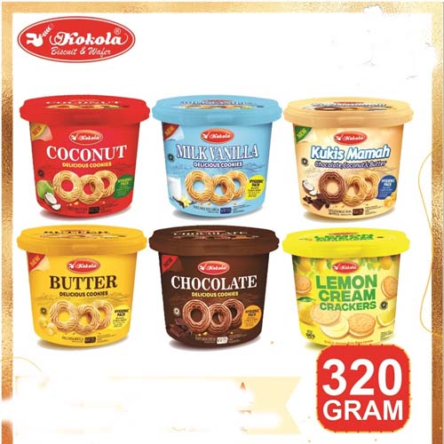 Kokola Kukis Biscuit Kemasan Bucket 320 Gram | Lazada Indonesia