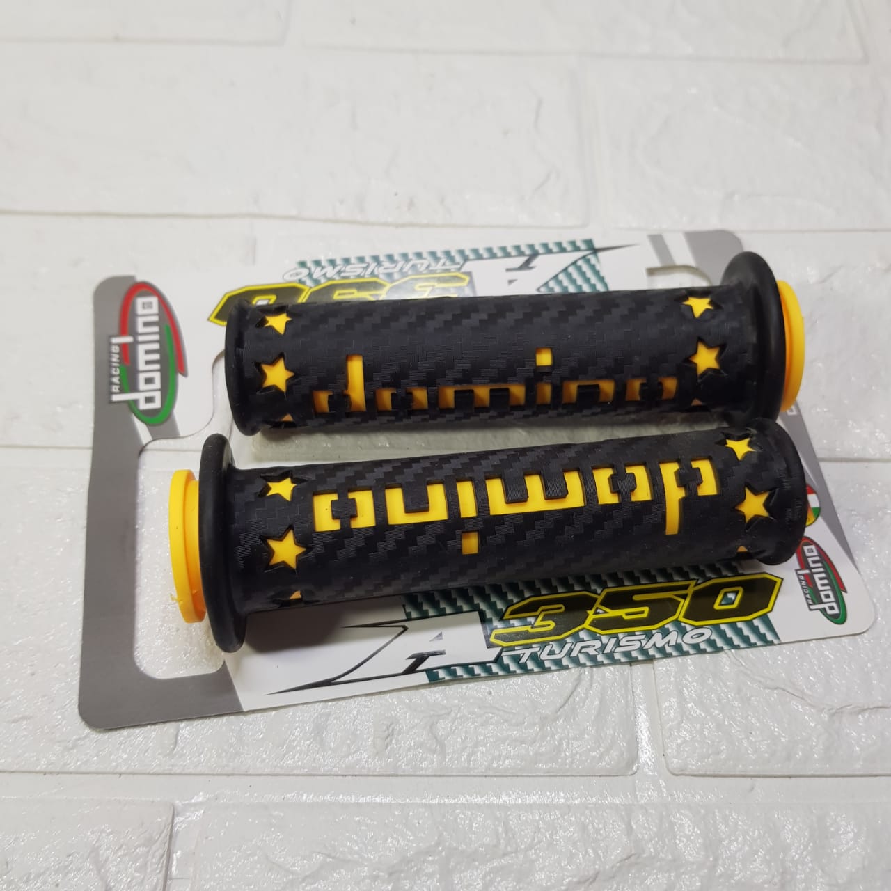 Handgrip carbon domino universal semua motor bisa | Lazada Indonesia