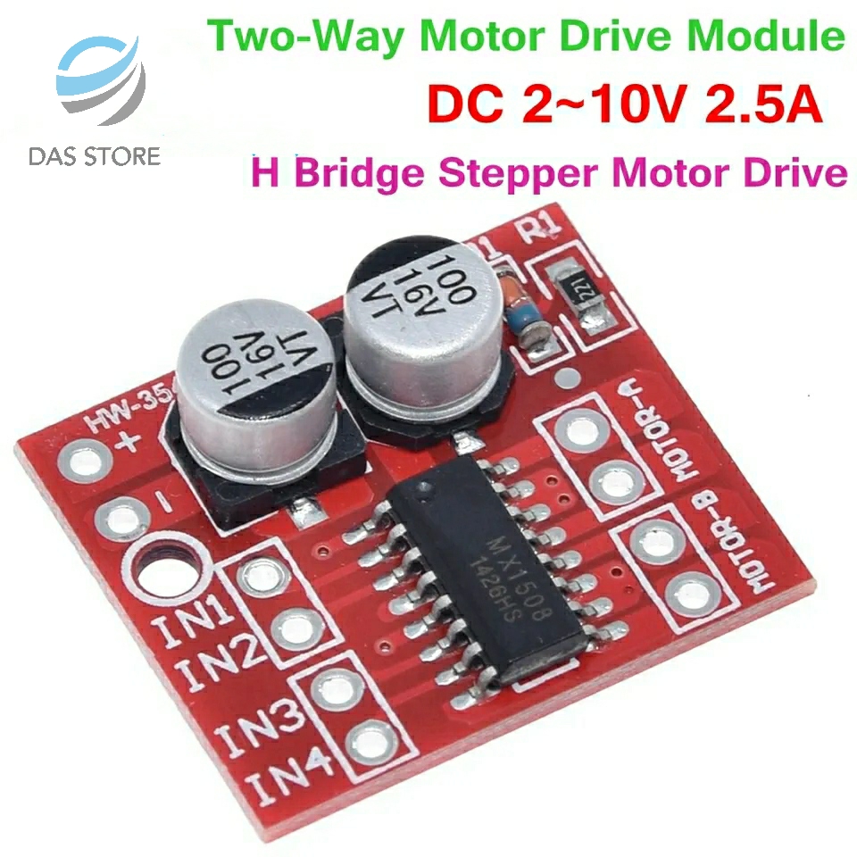 Modul L298N Mini Motor Driver Dual H Bridge 1.5A Module Mini Driver ...