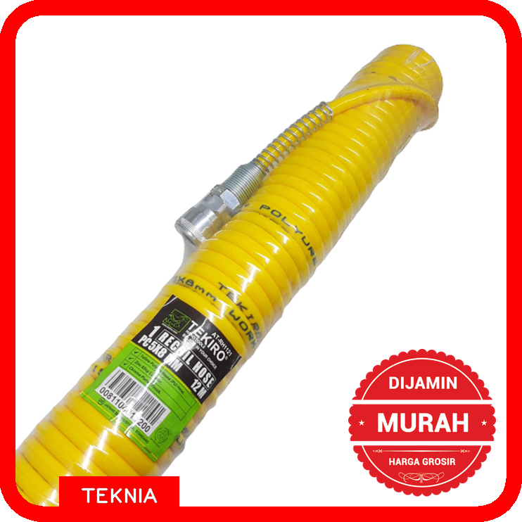 Selang Angin TEKIRO - Selang Angin 12 Meter Kompresor Spriral | Lazada ...
