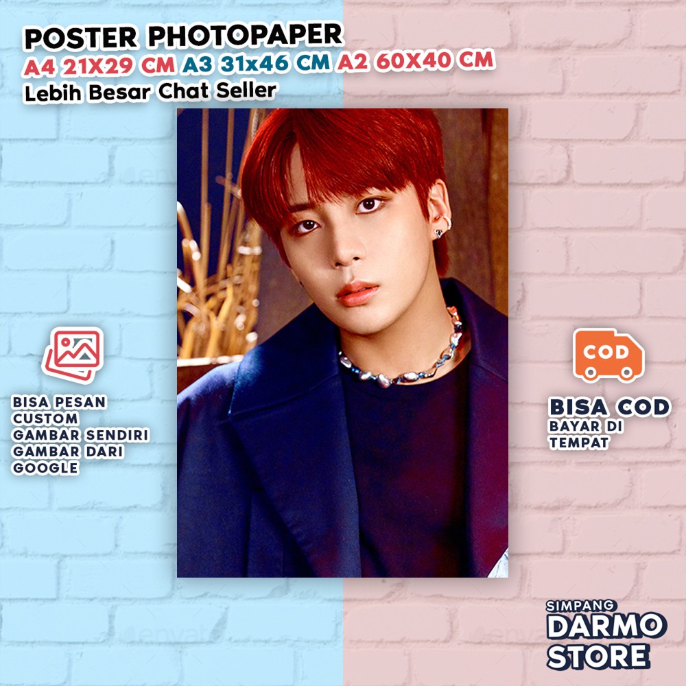 Poster AtEEZ Deja Vu Fever Treasure All Member Semua Anggota Hongjoong ...