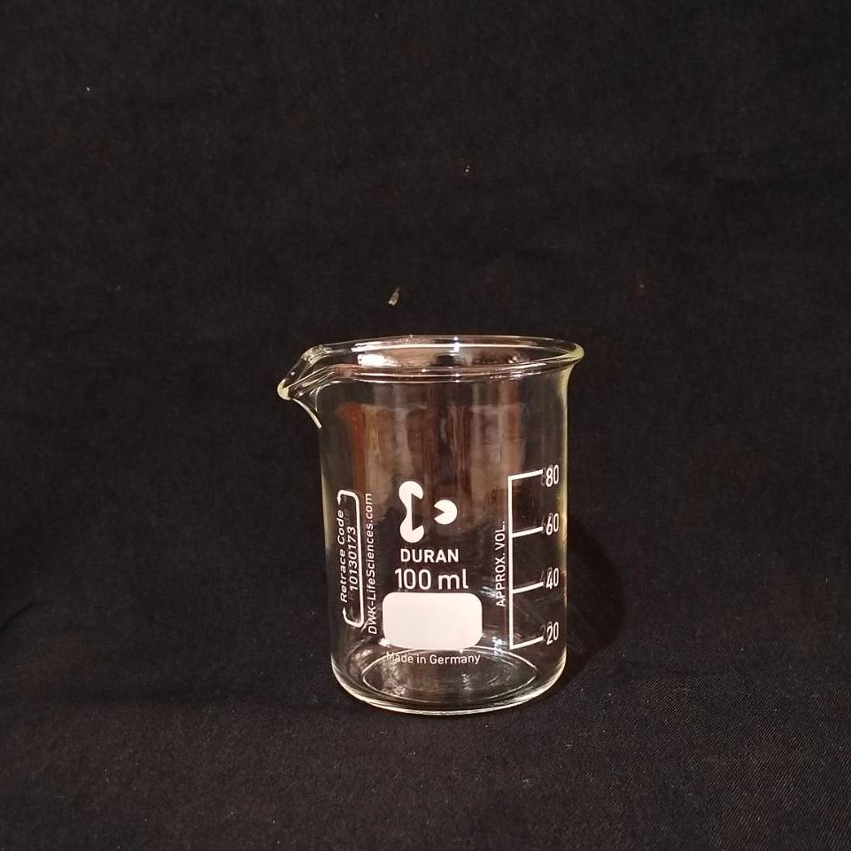 Beaker glass duran 100 ml / gelas kimia 100 ml | Lazada Indonesia