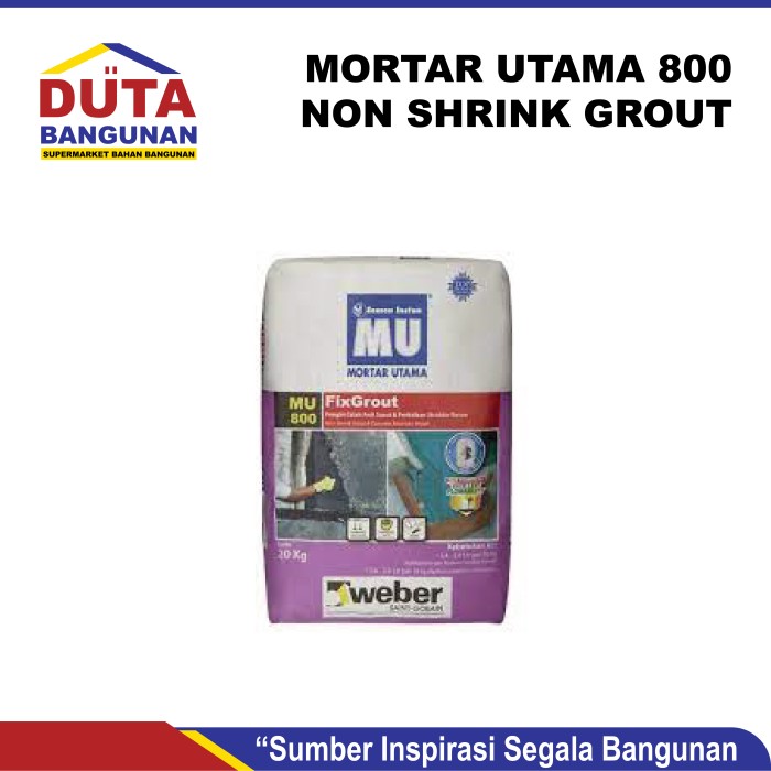 Semen Mortar Utama 800 Non Shrink Grout | Lazada Indonesia