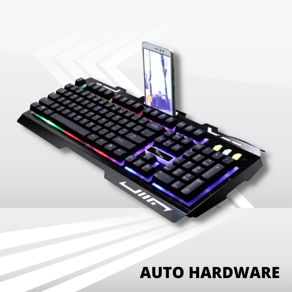 Set Lengkap Gaming Keyboard LED Mechanincal / Leopard G700 Gaming ...