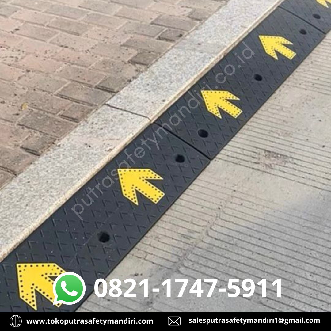 RUBBER RAMP - RAMP BAHAN KARET TEBAL 7 CM PANJANG 95 CM DOORLINE WIDE ...