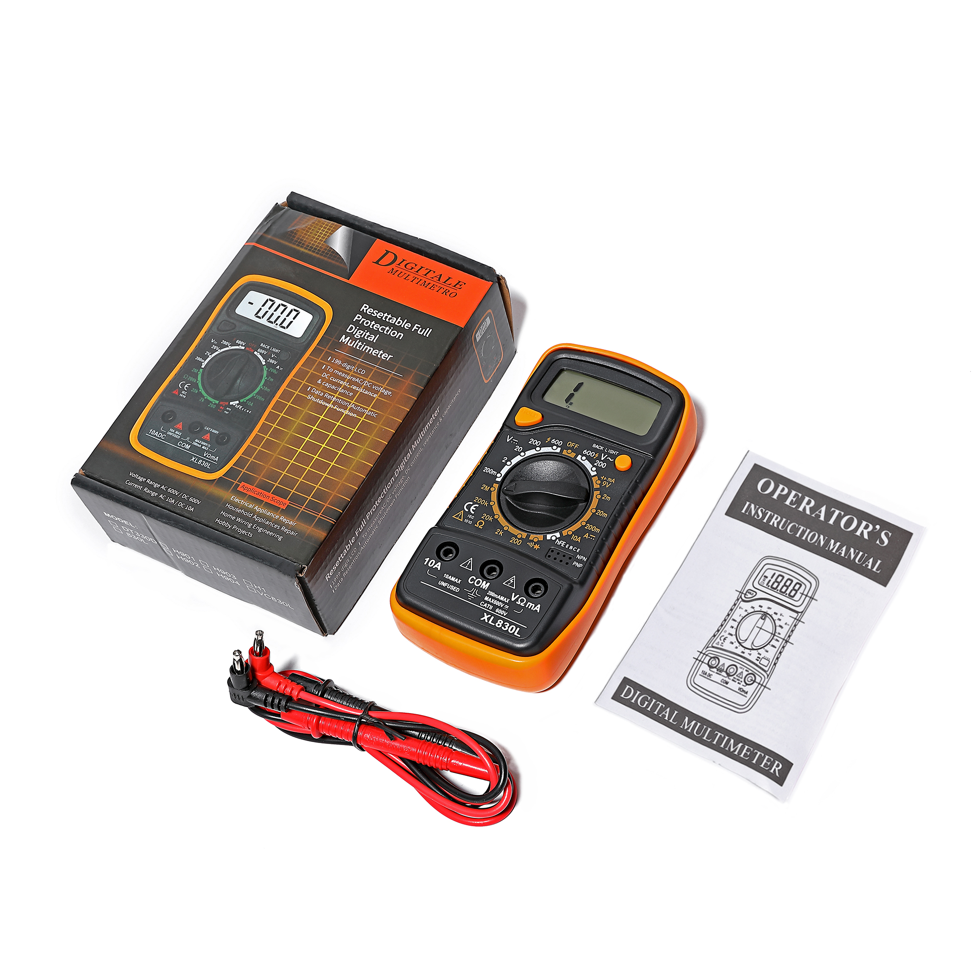 Multimeter Digital Paket Lengkap Dan Murah ASLI ADA BUZZERNYA ...
