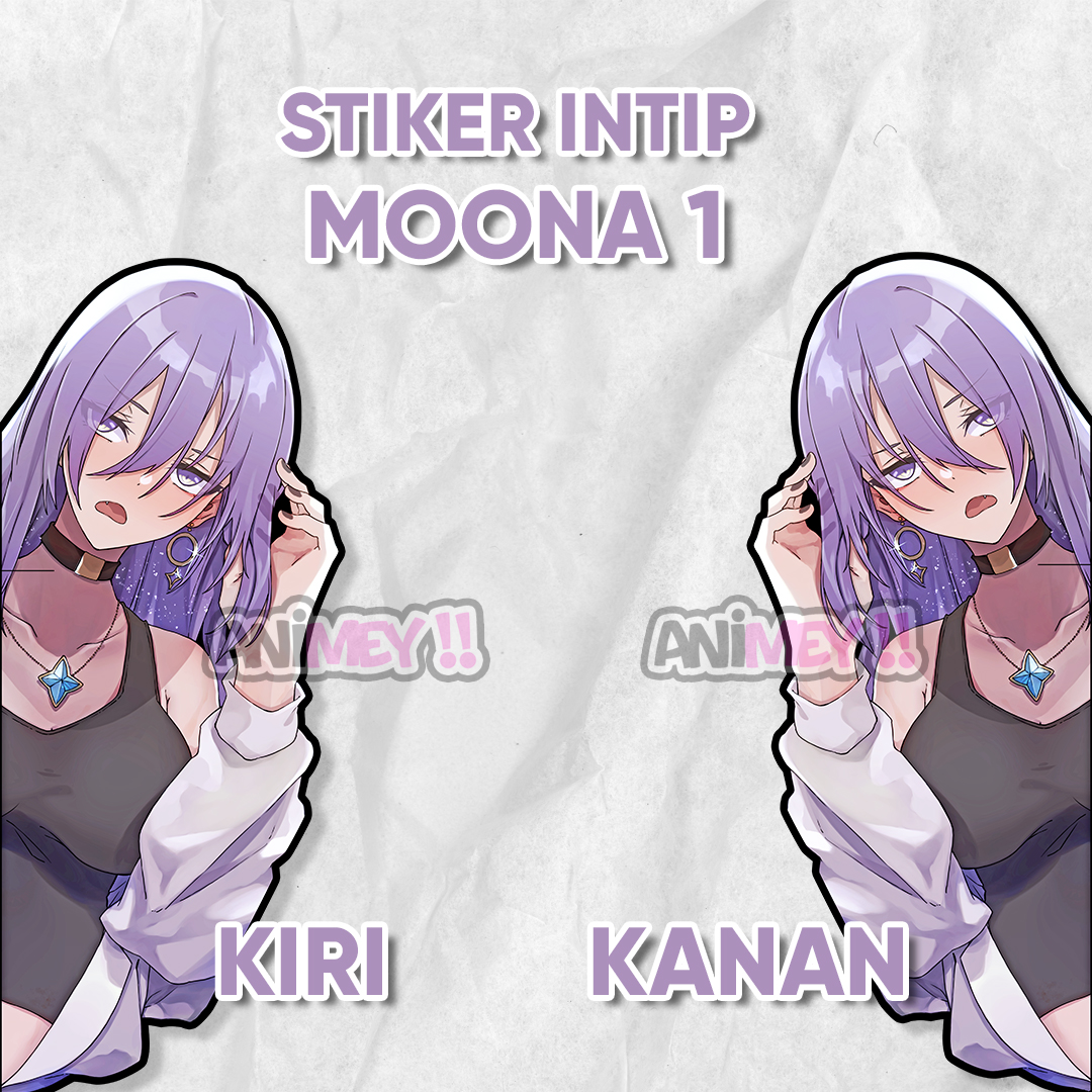 Stiker Intip Samping Moona Hoshinova Hololive / Sticker Waterproof | Lazada Indonesia
