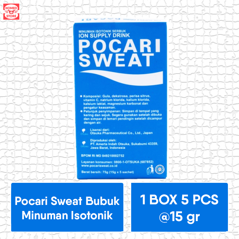 Pocari Sweat Minuman Isotonik Bubuk 1 Box Isi 5 Sachet | Lazada Indonesia