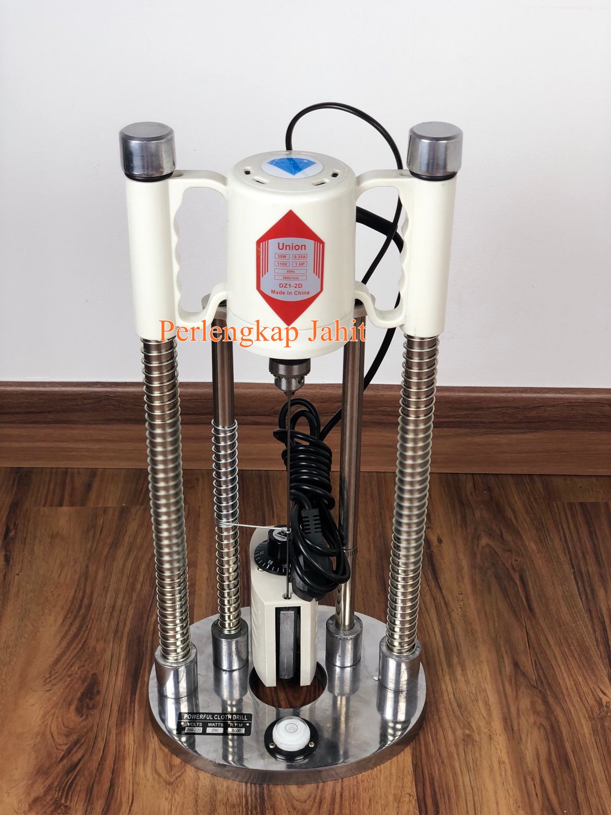 Union Powerfull Cloth Drill Machine - Mesin Bor Bahan Kain Pola Jahit ...