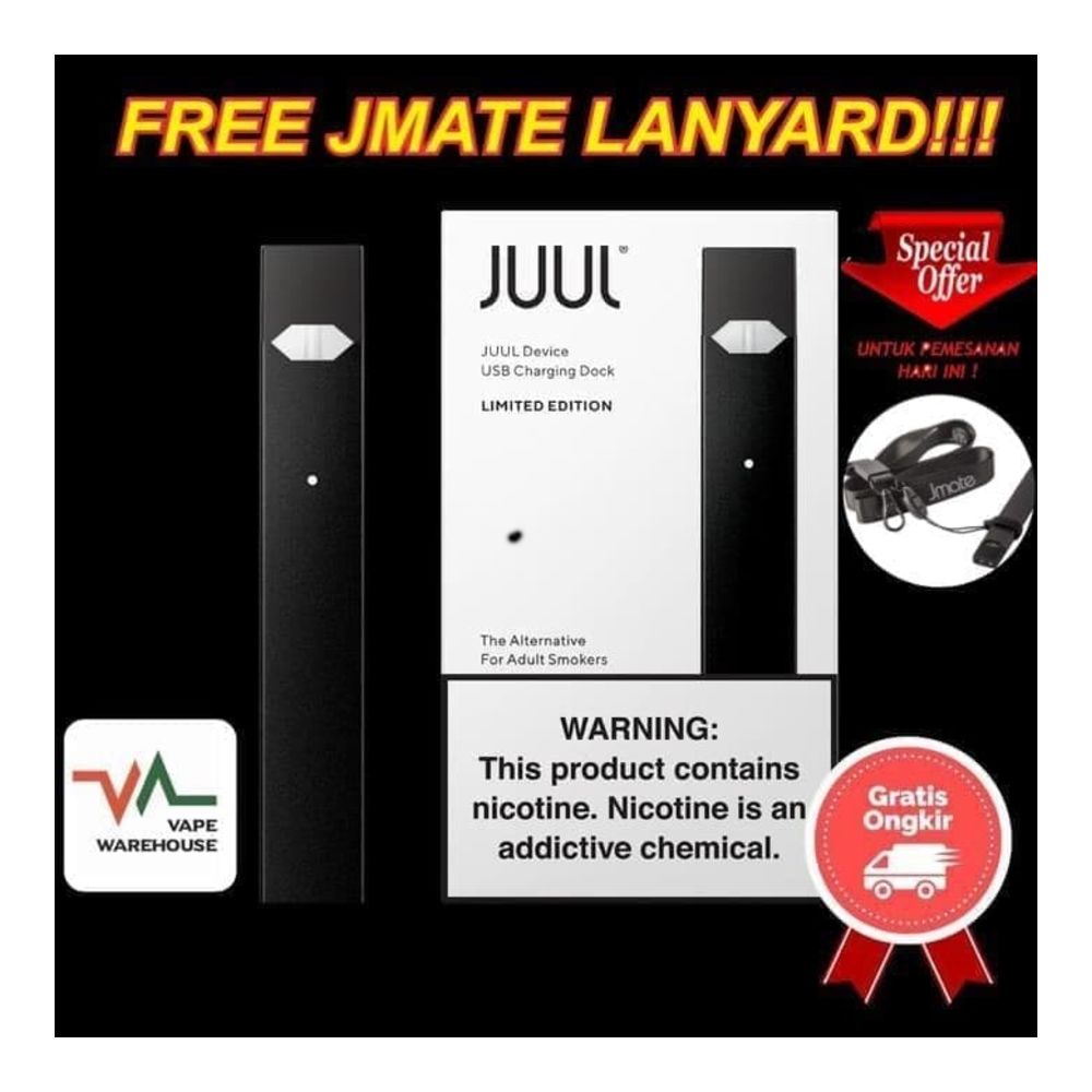 JuuL Basic Kit Authentic Black Onyx LE | Lazada Indonesia