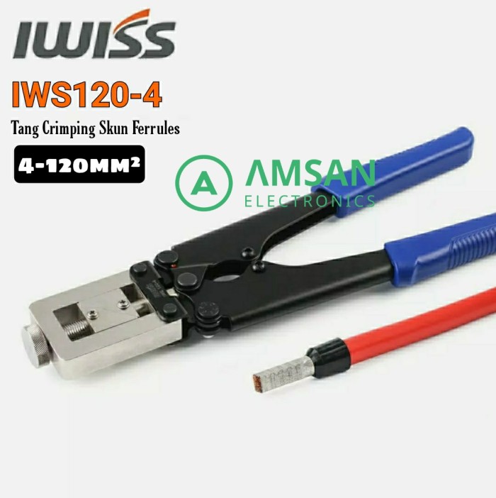 IWISS IWS120-4 Tang Crimping Skun Ferrules 4-120mm Feruless | Lazada ...