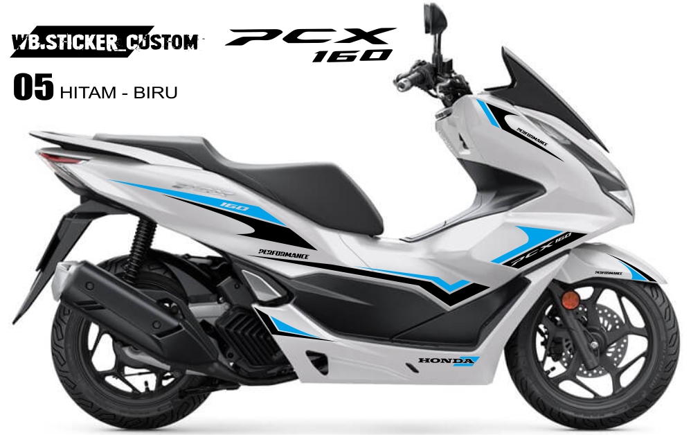 STICKER MOTOR PCX 160 DECAL PCX 160 CUTTING STICKER PCX160 LISS VARIASI ...