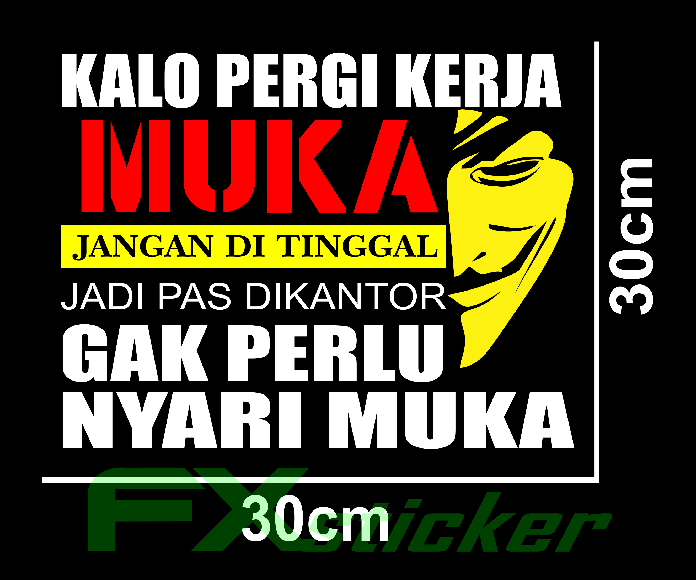 Stiker Variasi Mobil, cutting sticker Variasi Kaca Bodi Samping Dan ...