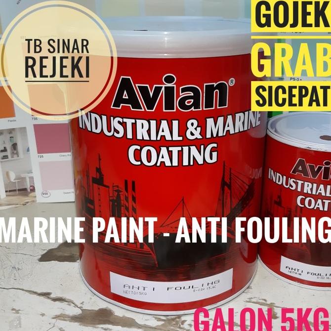 AVIAN ANTI FOULING MARINE PAINT GALON 5KG CAT COATING KAPAL LAUT - TOKOASMA | Lazada Indonesia