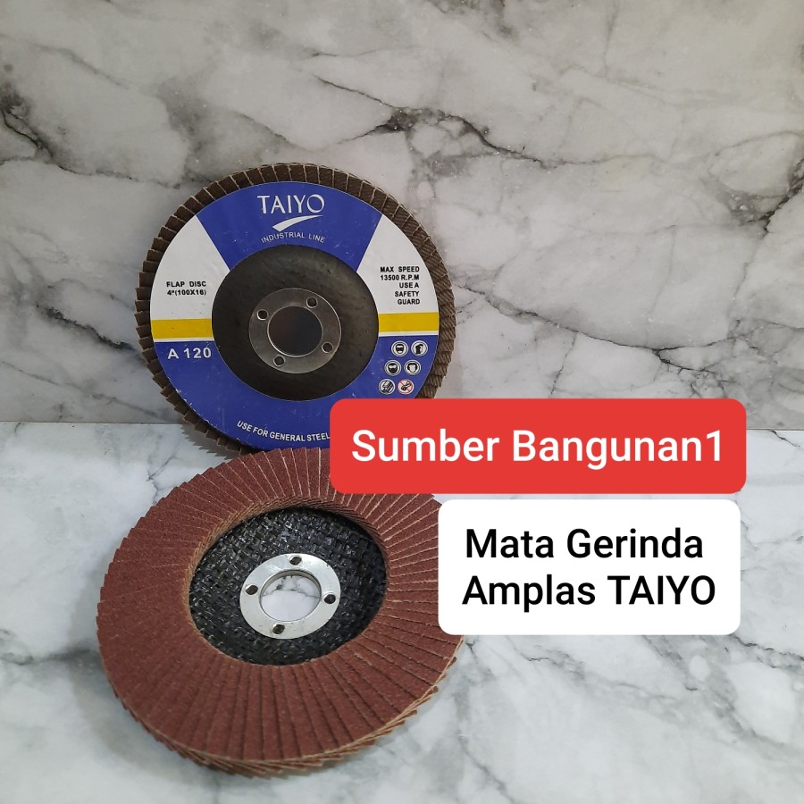 Amplas sisir Taiyo mata gerinda amplas bulat besi kayu 80 100 120 ...