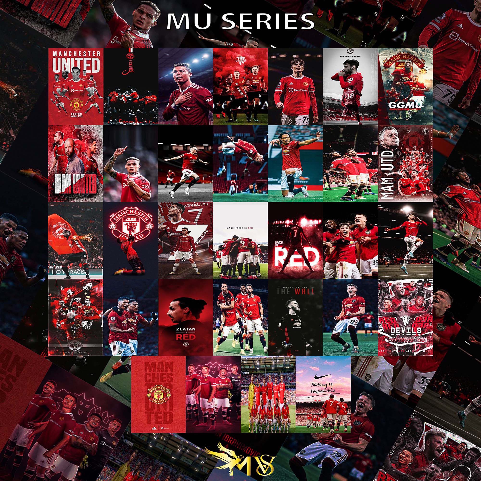 POSTER DINGDING AESTHETIC / POSTER MANCHESTER UNITED / MU / POSTER BOLA ...