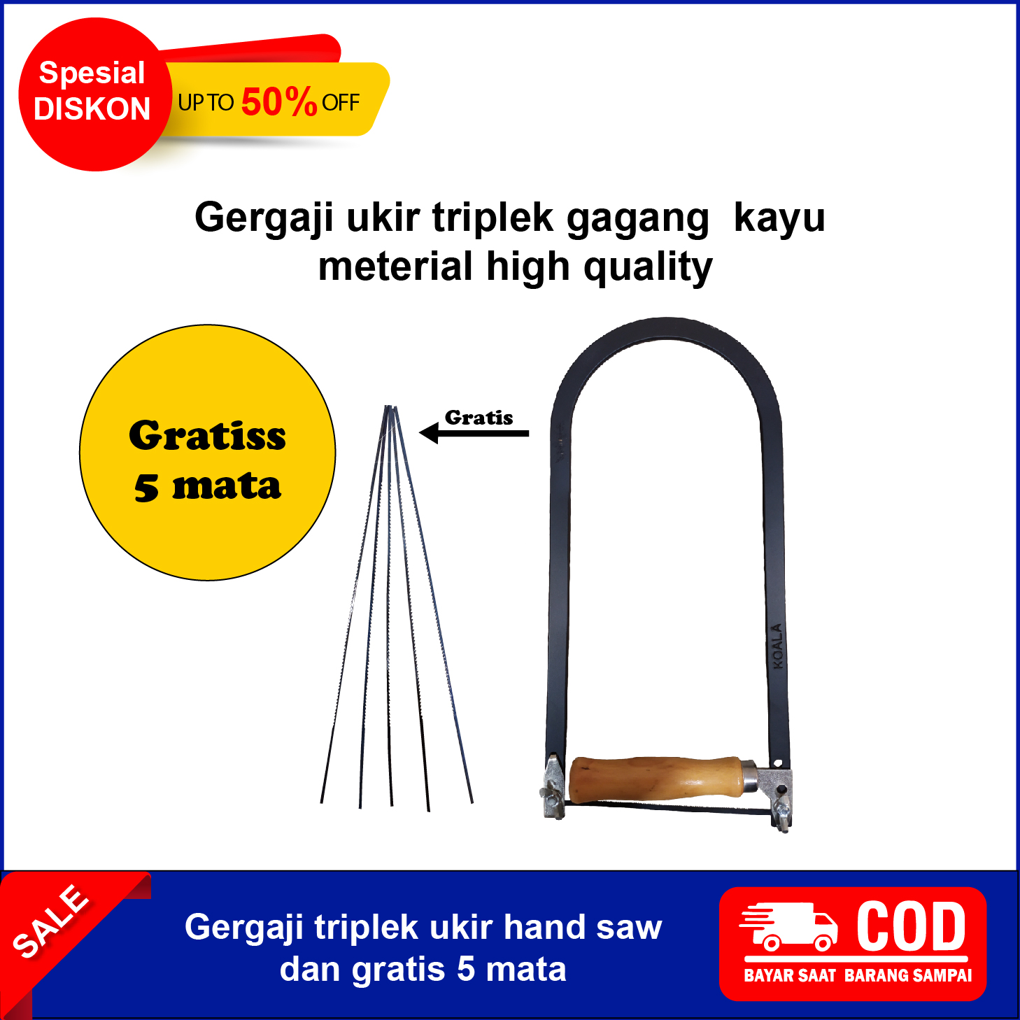 Gergaji Triplek Gergaji Kayu Gergaji ukir manual Pemotong Triplex U ...