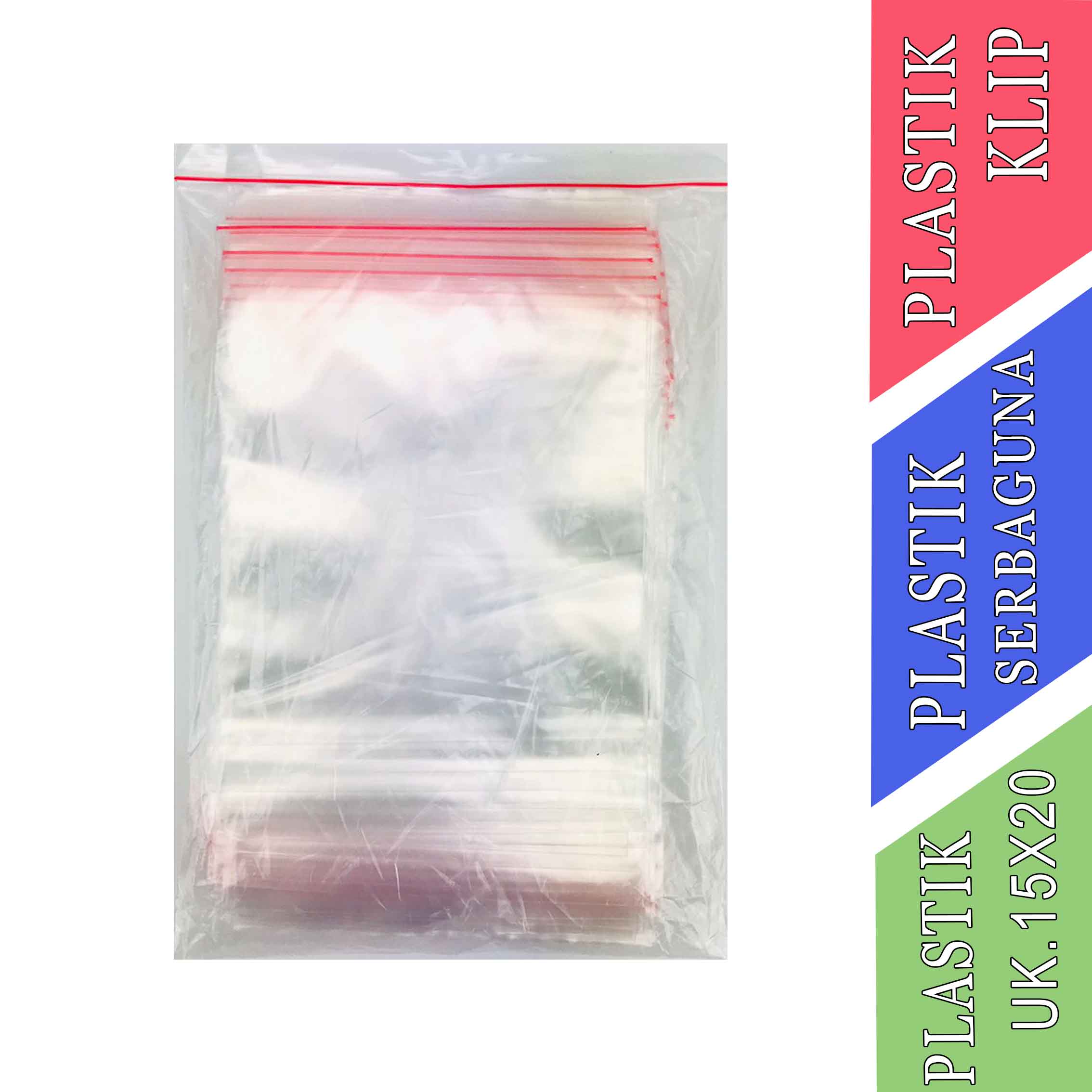 Plastik Transparant- Plastik Klip- Plastik Ukuran 15x20cm | Lazada ...