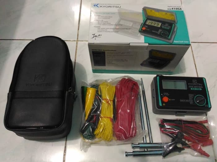 Kyoritsu 4105A Digital Earth Ground Grounding Resistance Tester ...