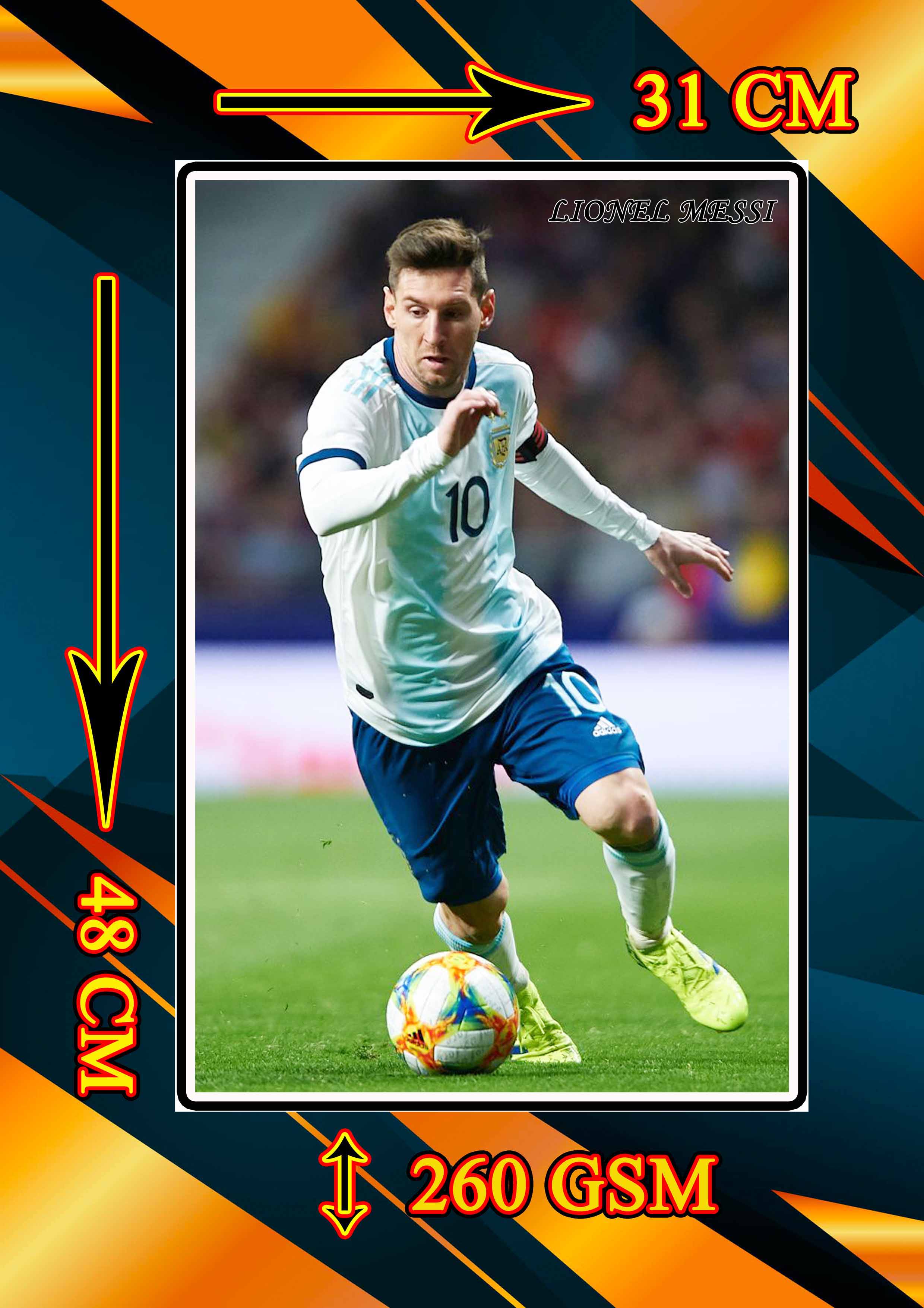Poster hiasan dinding LIONEL MESSI ukuran A3+ | Lazada Indonesia