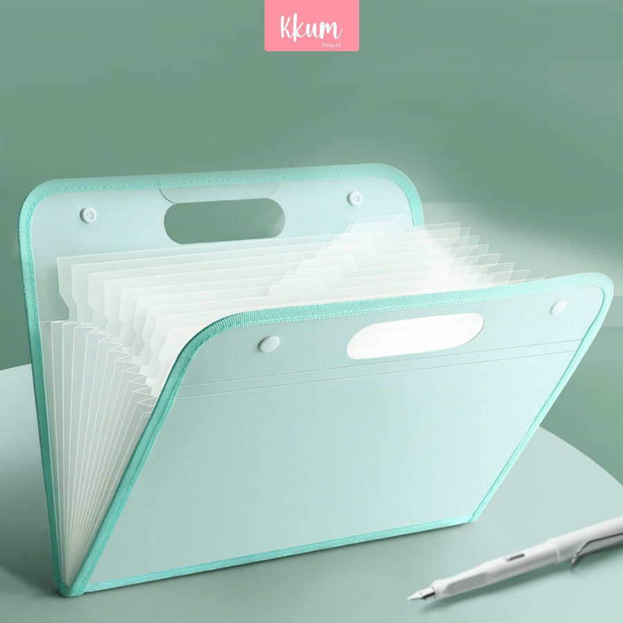 A4 File Folder Document Organizer / Tas File Holder Kertas A4 13 Sekat ...