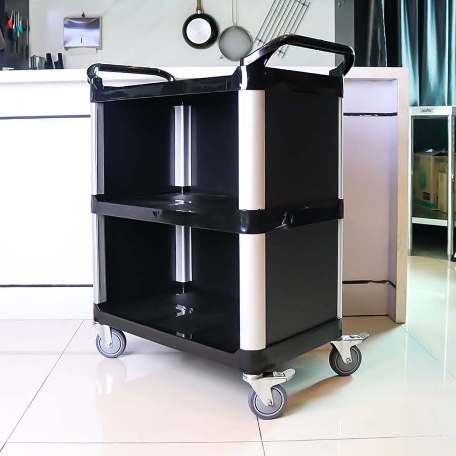 Trolley 3 susun / Troli Makanan / Trolli Pengangkut Piring Kotor PDT ...