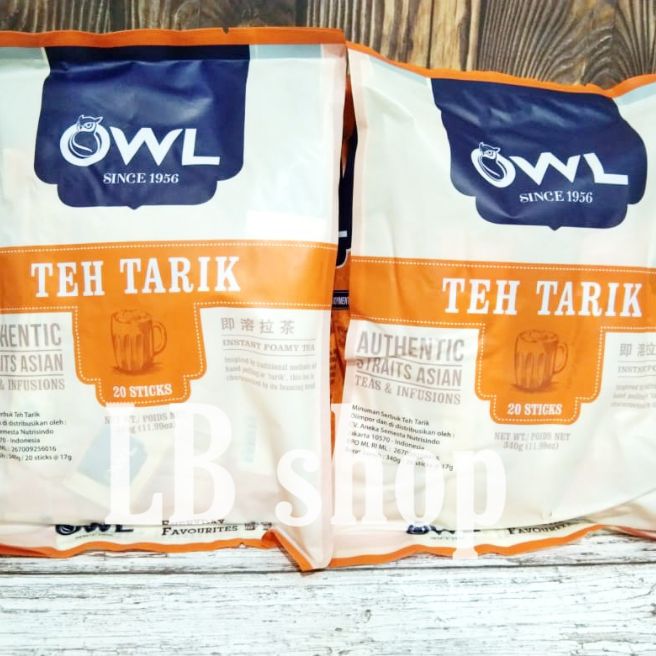 Teh tarik merk Owl original Singapore 340gr isi 20sachet | Lazada Indonesia