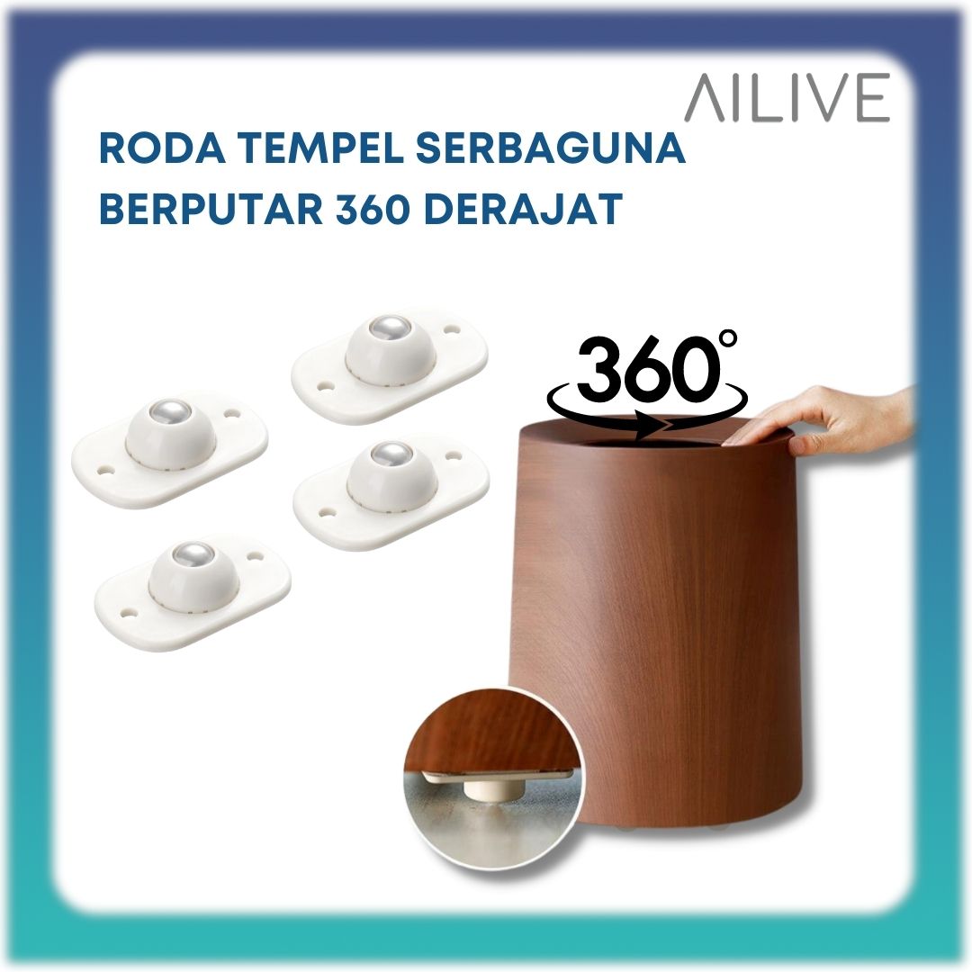 Roda Tempel 360 Derajat Stainless Steel Ball Storage Box Moving Ball ...
