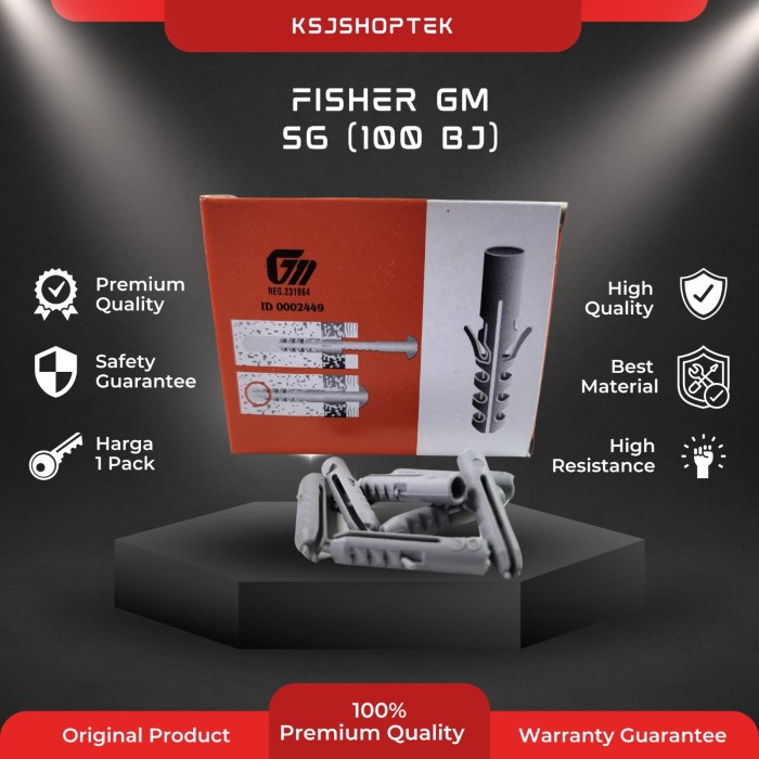 GM viser fisher piser fiser s6 Per Pack Isi 100 Bj Nylon Plug | Lazada ...