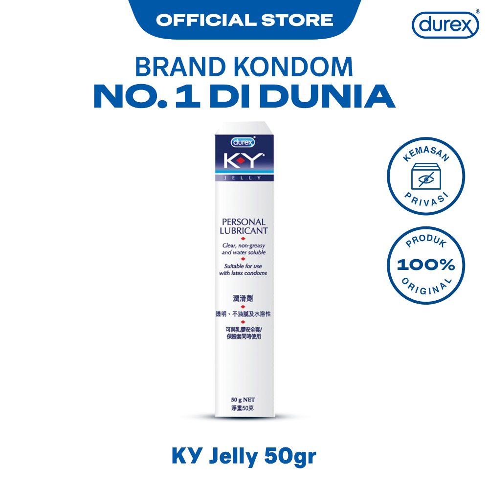 Durex KY Jelly Personal Lubricant 50g - Pelumas Pria dan Wanita ...