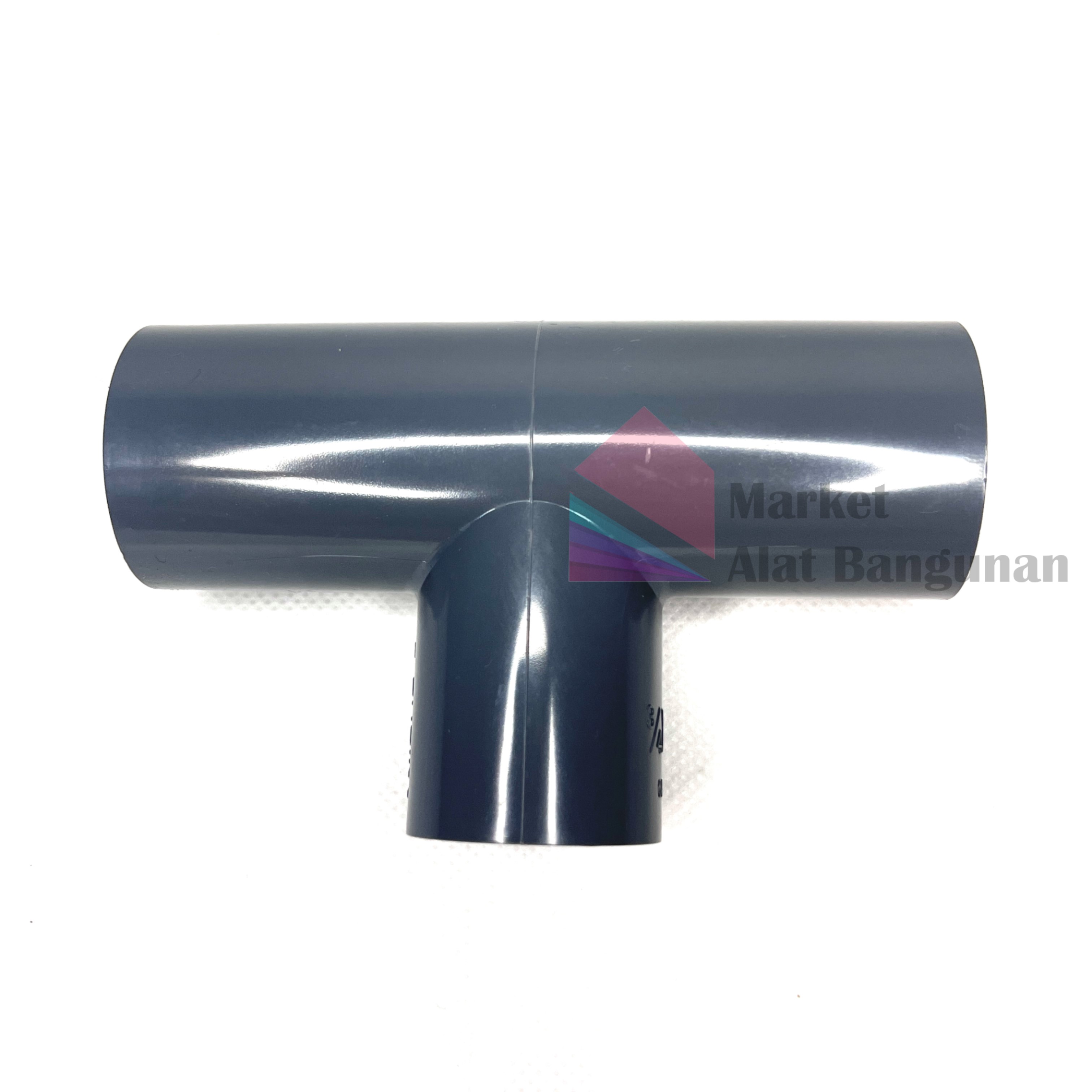 Tee Aw 3/4 X 1/2 Fitting Pipa Pvc Merk Rucika / Vlok Reducing Tee ...