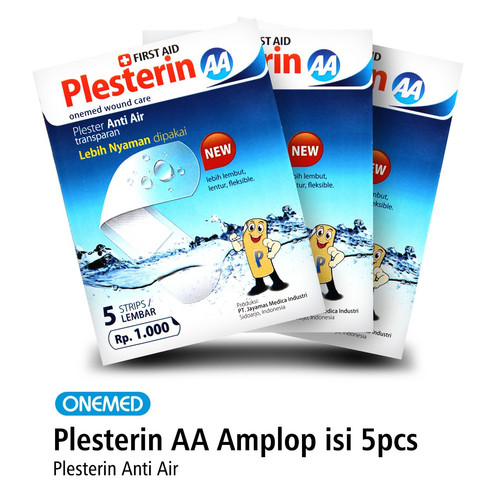 Onemed Plester Plesterin AA isi 10 Penutup Luka Transparant | Lazada ...